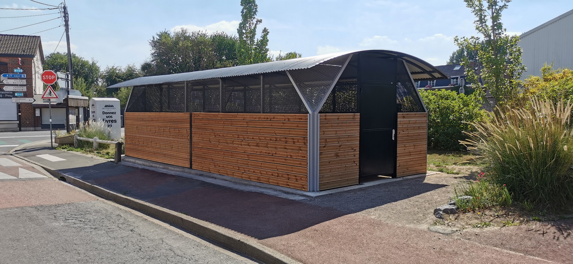 L'abri vélos sécurisé Ypsilon, un vrai atout esthétique